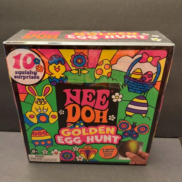 Schylling | Toys | New Nee Doh Golden Egg Hunt Easter Fidget Squish Toy ...